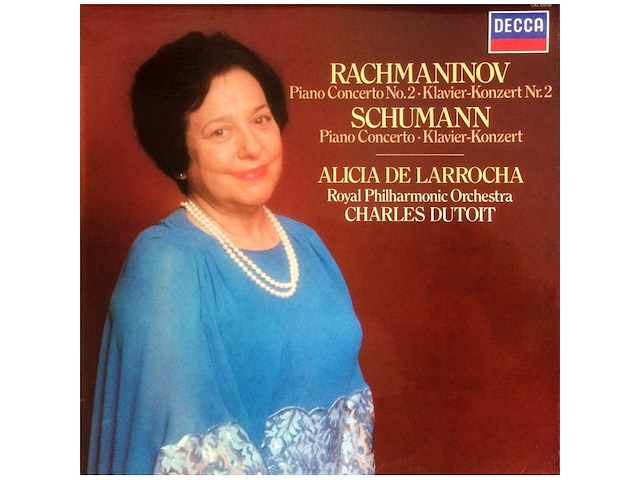 Rachmaninov*, Schumann*, Alicia De Larrocha, Royal...