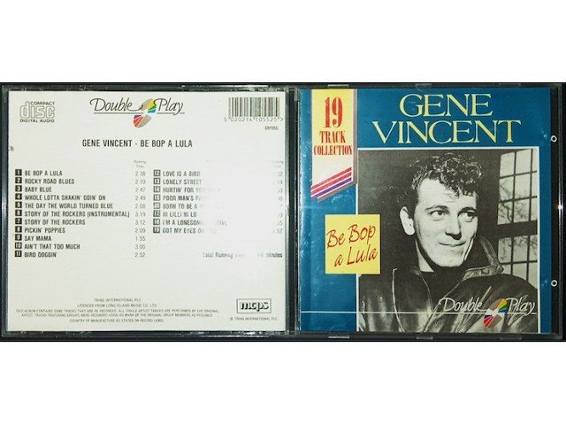 Gene Vincent-Be Bop a Lula Made in Europe CD (2000)