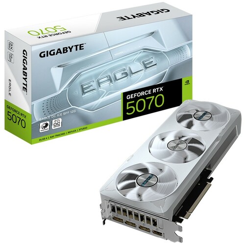 GIGABYTE RTX 5070 EAGLE ICE 12GB 192bit GV-N5070EAGLEOC ICE-12GD rev. 1.0