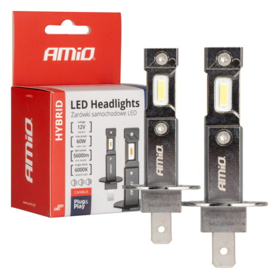 Sijalice LED H1 Canbus 12V 60W (2 kom) – Amio 04112