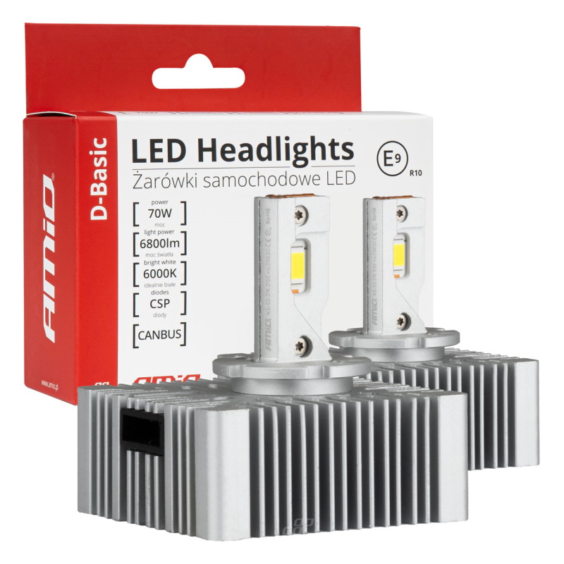 Sijalice LED D5S Serija D-Basic Canbus 70W (2 kom) – Amio 03630