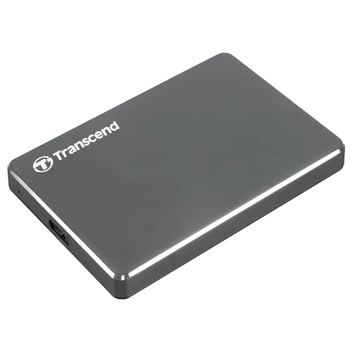 TRANSCEND 2TB 2.5", USB 3.1, StoreJet® 25C3, (Siva) - TS2TSJ25C3N