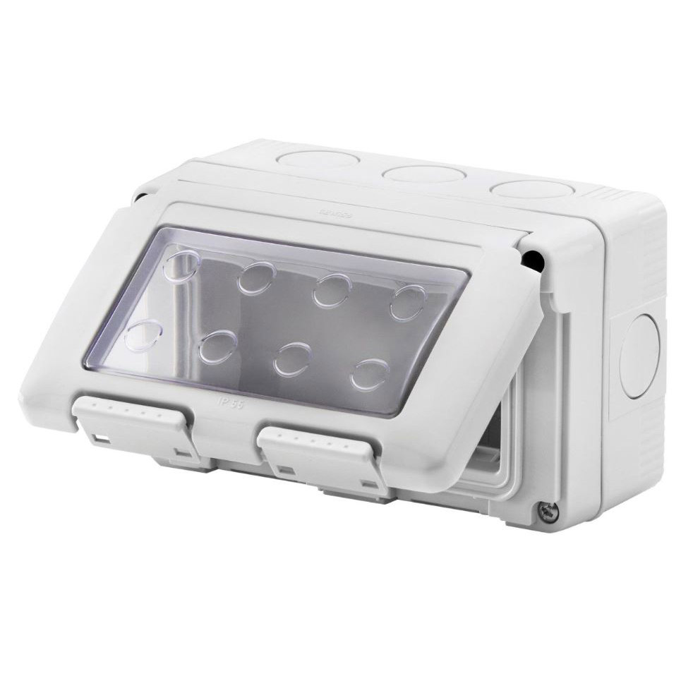 System, nadgradna kutija 4M, IP55, siva