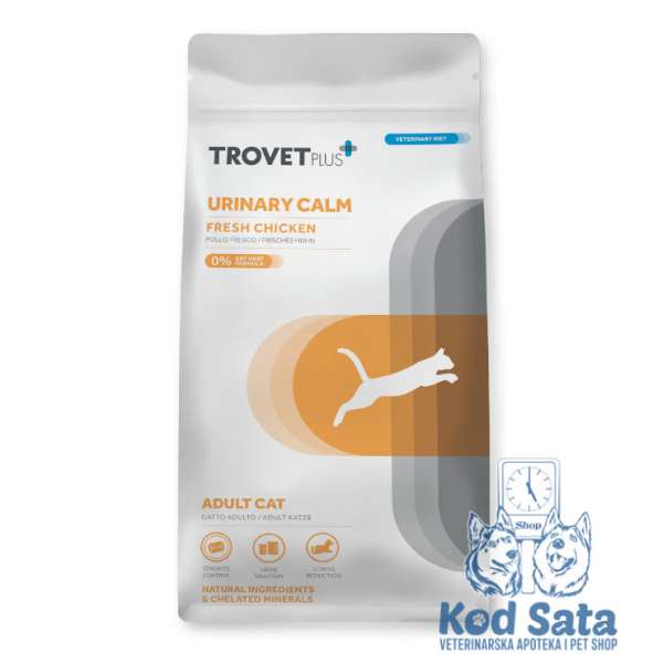 TrovetPlus Urinary Calm Za Mačke, Veterinarska Dijeta Za Urinarni Trakt 1,2kg