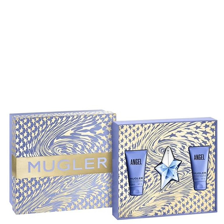 THIERRY MUGLER ANGEL SET (EDP 25ML+BODY LOTION 50ML+SHOWER GEL 50ML)W