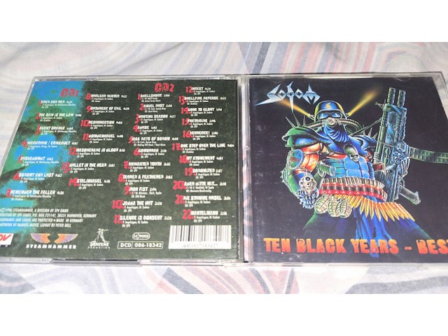 Sodom - Ten black years, Best of 2CDa , ORIGINAL