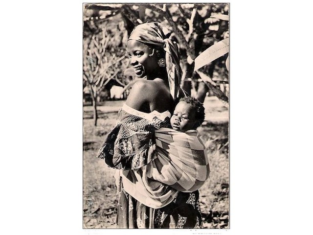 GVINEJA L`AFRIQUE NOIRE Mere et Enfant 1960