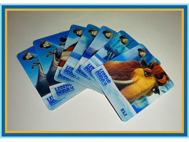 ICE AGE 4 lot 3D kartica ★❤️★