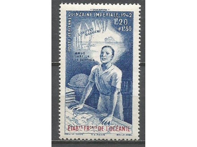 Francuska Okeanija,Avionska 1942.,čisto