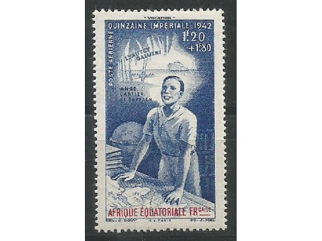 Francuska Ekvatorijalna Afrika,Avionska 1942.,čisto