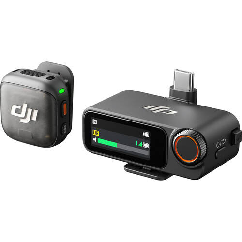 DJI Mic 3 (1TX + 1RX) Compact Wireless Microphone System