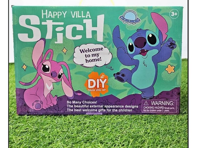 Happy Vila Stich kucica za lutke i Stich ljubimce