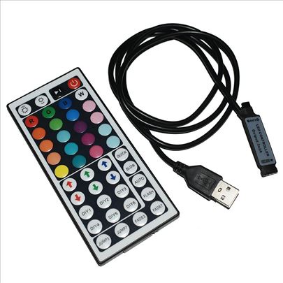 Kontroler za RGB LED 5V sa daljinskim IR44B 3x2A