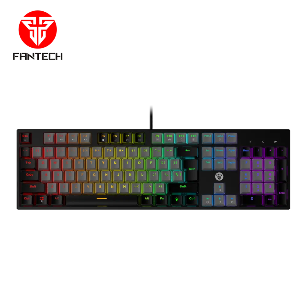 FANTECH Mehanička tastatura Gaming MK886 RGB Atom crna (Red switch)