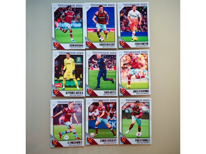 WEST HAM UTD. lot 9 kartica - Technique 2023