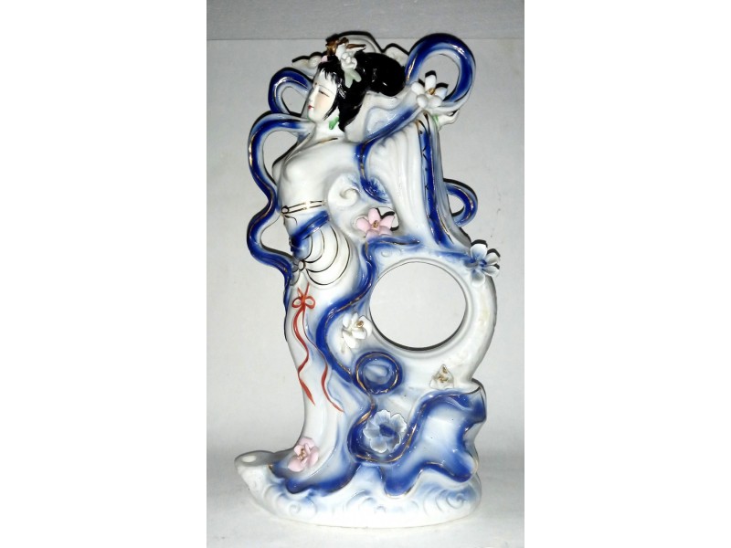 FIGURA, TRBUH za LAMPU - STARI PORCELAN, JAPAN, 41cm