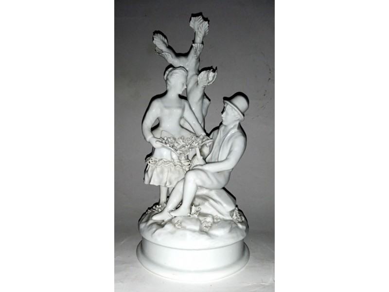 FIGURA, TRBUH za LAMPU - STARI PORCELAN, ZIG, 30x15cm