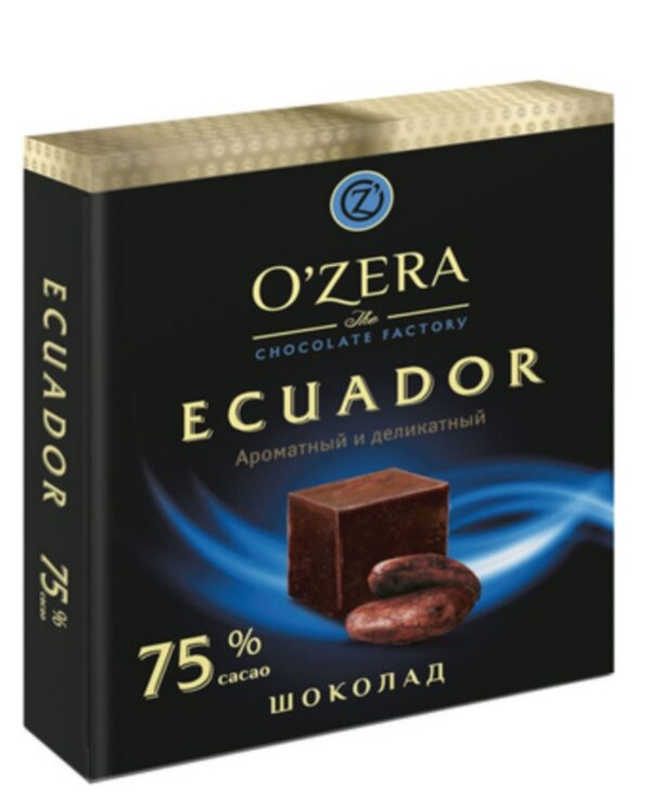ECUADOR ČOKOLADA 75% KAKAO 90G KDV