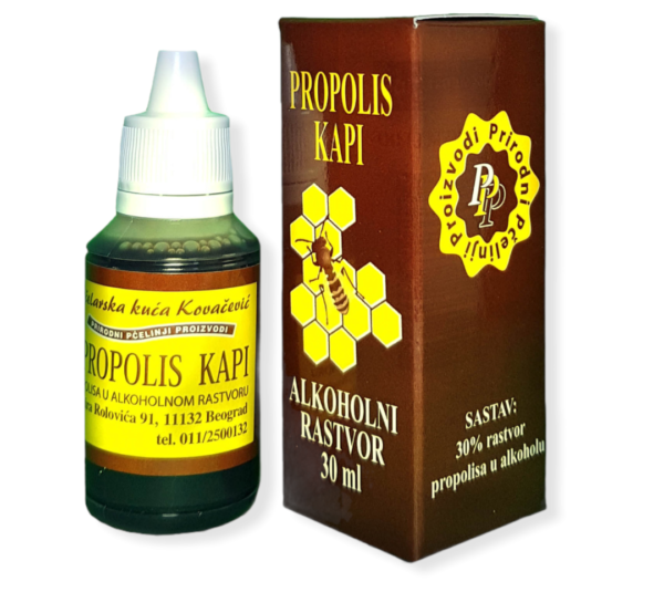 PROPOLIS KAPI U ALKOHOLU 30ml KOVAČEVIĆ