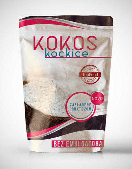 TOP FOOD KOKOS KOCKICE 1KG
