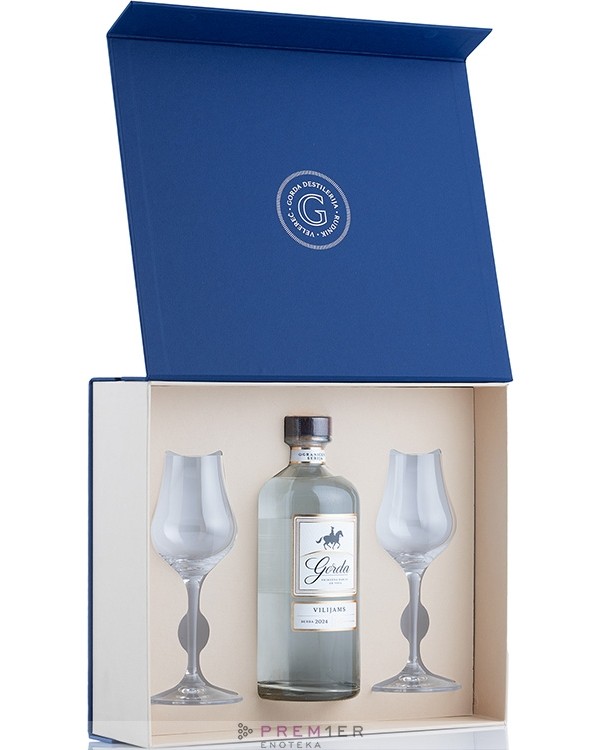 Gorda Vilijams Premium Voćna Rakija sa 2 Čaše 0.70l