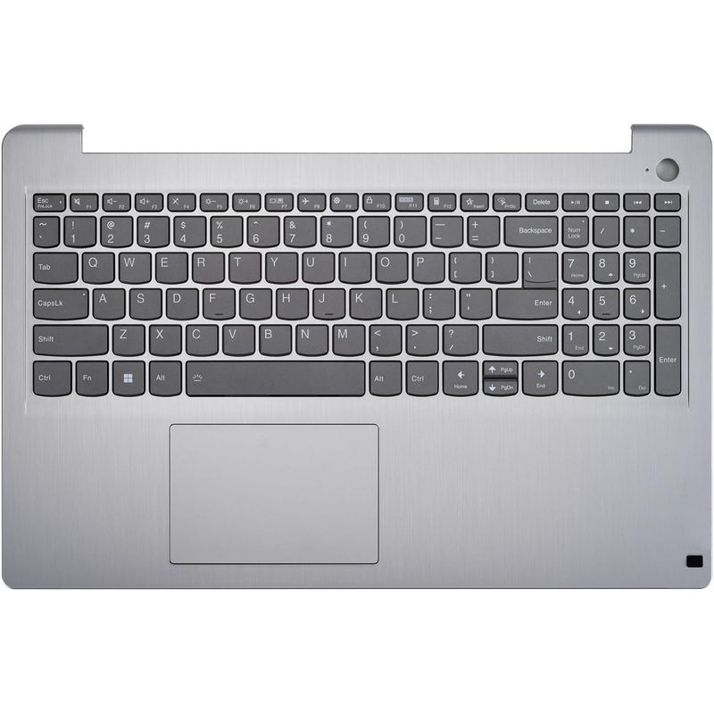 Palmrest (C Cover) sa tastaturom za laptop Lenovo ideapad 3-15ITL6 3-15ADA6 3-15ALC6 silver
