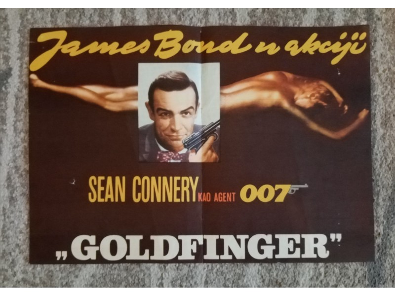 GOLDFINGER - DEO FILMSKOG PLAKATA