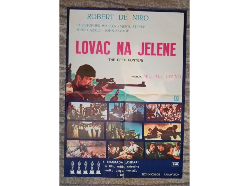 LOVAC NA JELENE - VELIKI FILMSKI PLAKAT