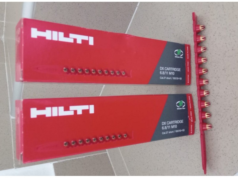 Hilti, municija za zakucavanje eksera