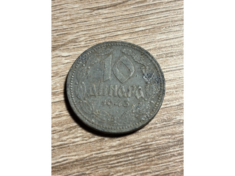 10 dinara 1943
