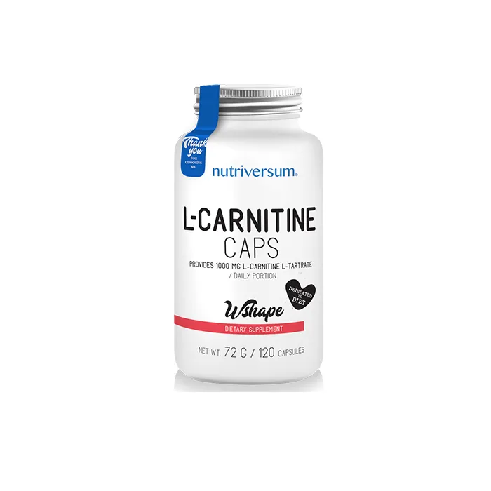 Nutriversum L-Carnitine Caps WShape 120 kapsula