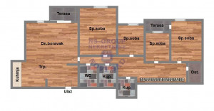 Petosoban stan 123m2 - Salajka