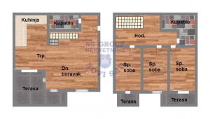 Predtsvaljamo Vam četvorosoban penthaus–dupleks od 152 m²