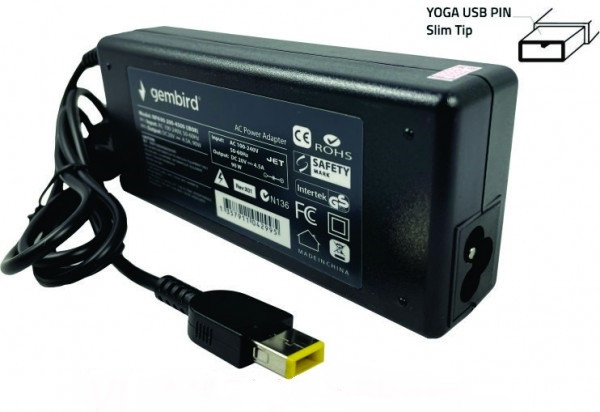 Gembird punjac za Lenovo 45W-20V-2.25A, USBNPA40-200-2250 (IB01) (791 Alt=IB04)
Gembird punjac za laptop 45W-20V-2.25A, USB (791 Alt=IB04)
Gembird punjac za laptop 45W-20V-2.25A, USB (791 Alt=IB...