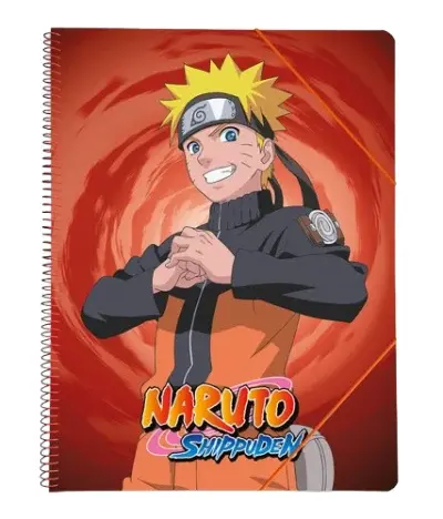 Grupo Erik Editores S. L. Fascikla Shippuden Naruto, A4, Narandžasta