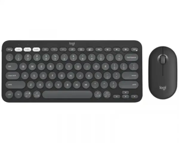 Bežična tastatura + miš Logitech Pebble 2 Combo Graphite