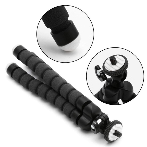 Stativ Tripod za mobilni telefon Mini Soft crni