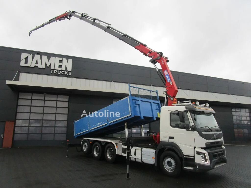 Volvo FMX 460 8x4 Euro 6 HMF 3220-K5 + JIB FJ 1000-K4 + Kipper kiper