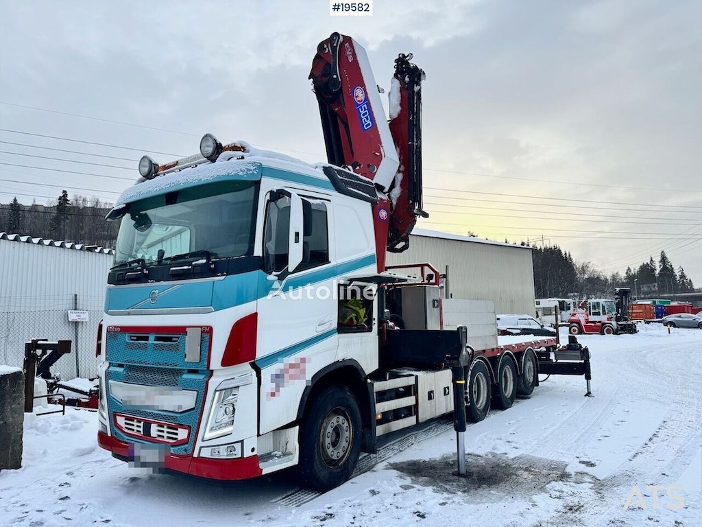 Volvo 2019 Volvo FH540 8x4 Tridem Kranbil m/ 50 t/m HMF kran m/ Jibb. kamion s ravnom platformom