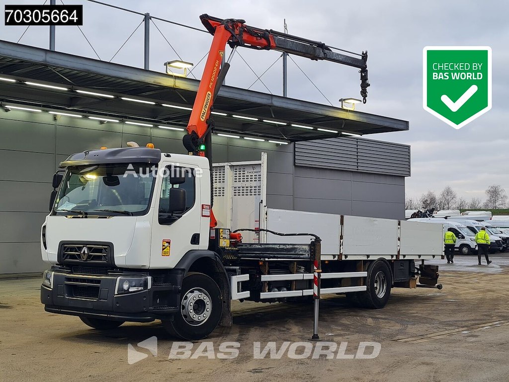 Renault C 280 4X2 Palfinger PK12002 - EH Crane Kran Rotator Automatic Eu kamion s ravnom platformom
