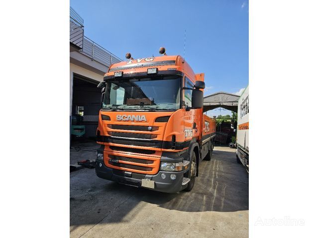 Scania R 440 Pritsche 7,2 m*Highline*RETARDER*Lenkachse kamion s ravnom platformom