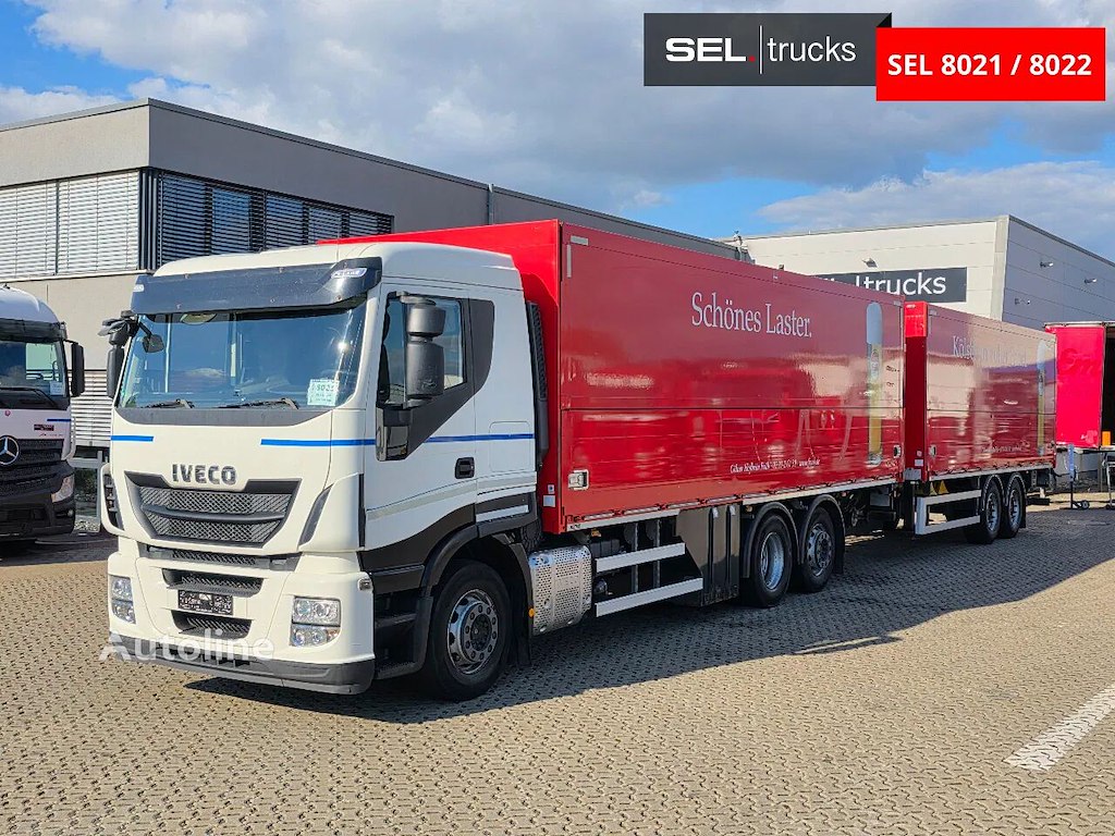 IVECO Stralis 420 kamion furgon + prikolica furgon