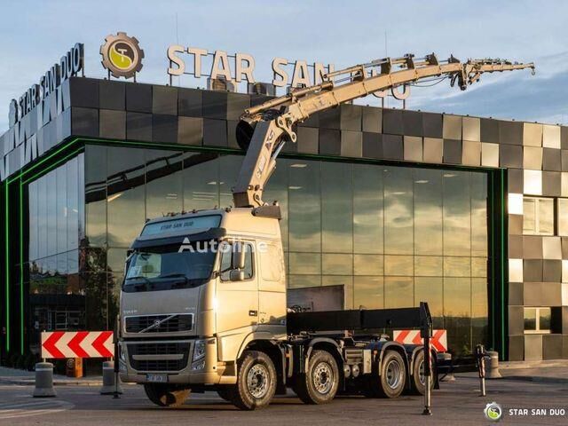 Volvo FH540 8x4 HIAB 477 E-6XS Crane Fly Jib Winch kamion šasija