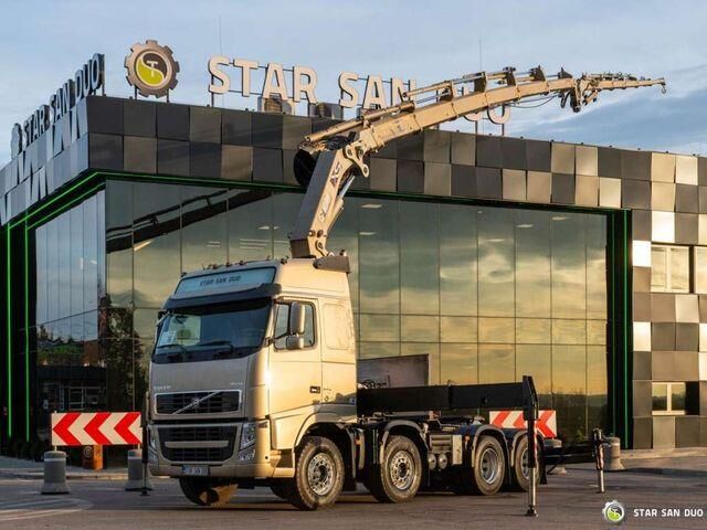 Volvo FH540 8x4 HIAB 477 E-6XS Crane Fly Jib Winch kamion šasija