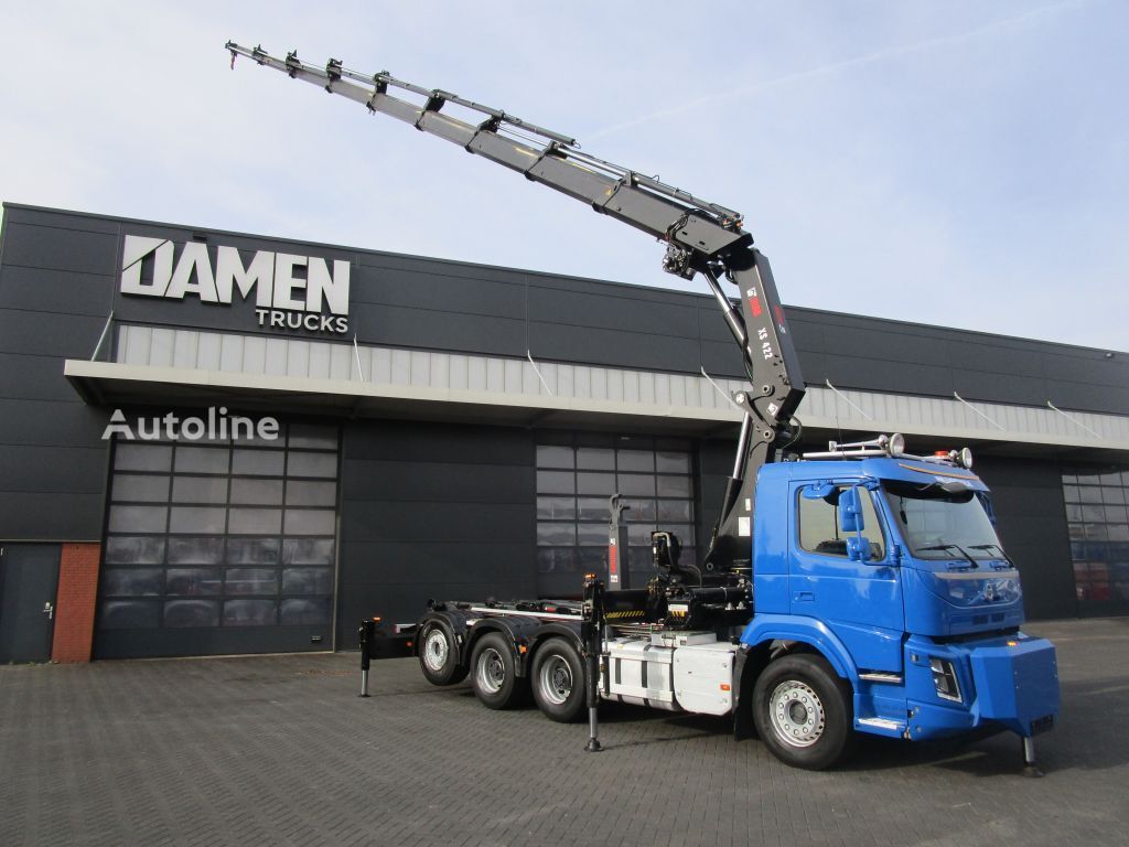 Volvo FMX 500 FMX 500 8x4 HIAB 422 E-8 Hipro + HIAB Haakarm kamion rol kiper