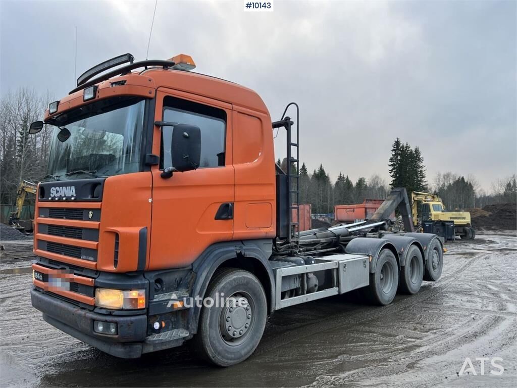 Scania R164 Tridem Truck Swap body (VIDEO) kamion rol kiper