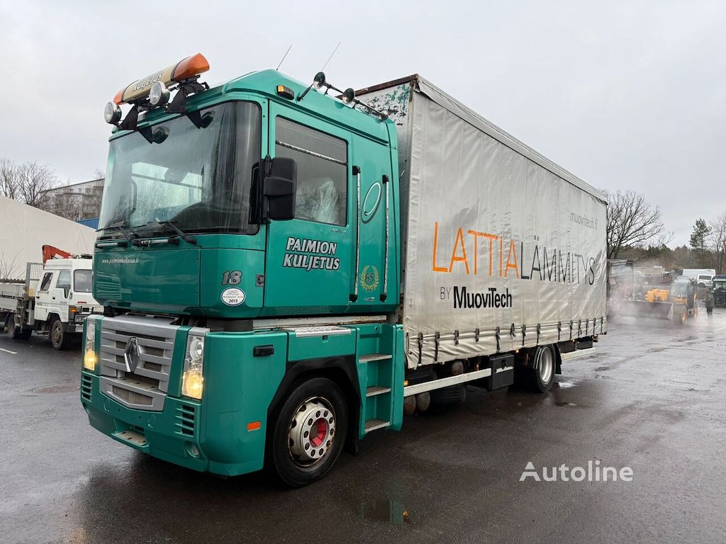 Renault Magnum 440 4x2 manual platform 8 x 2.5 x 2.9 m kamion sa klizna zavesa cerada