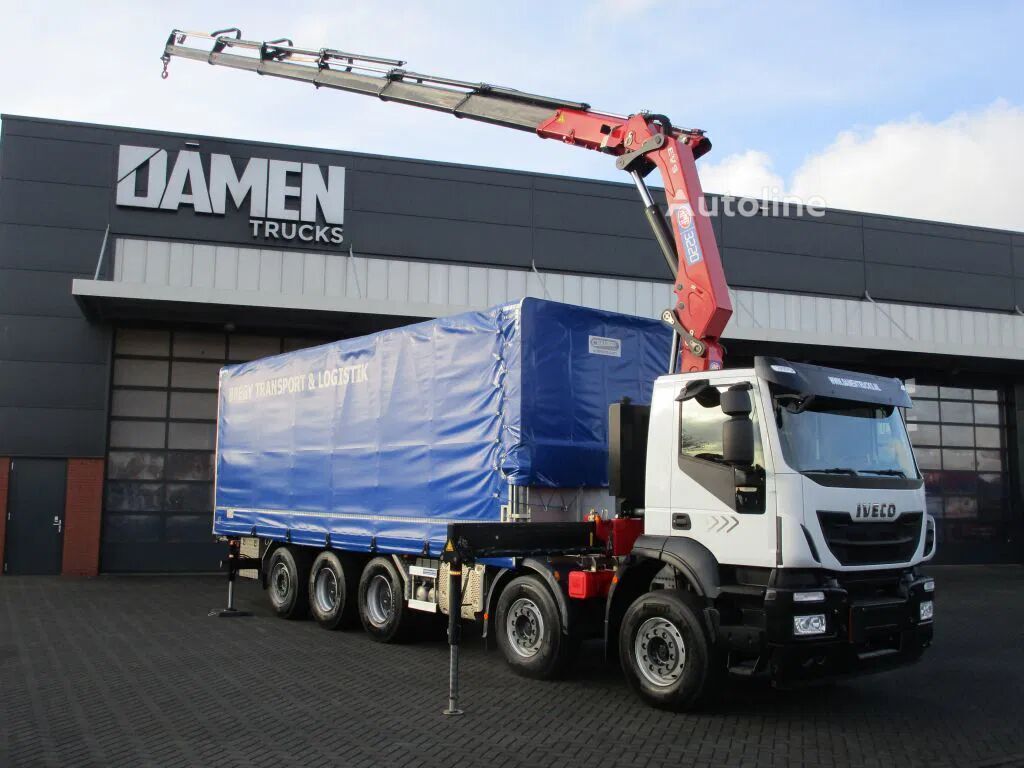 IVECO Trakker 410T50-5 10x4 Euro 6 kamion sa klizna zavesa cerada