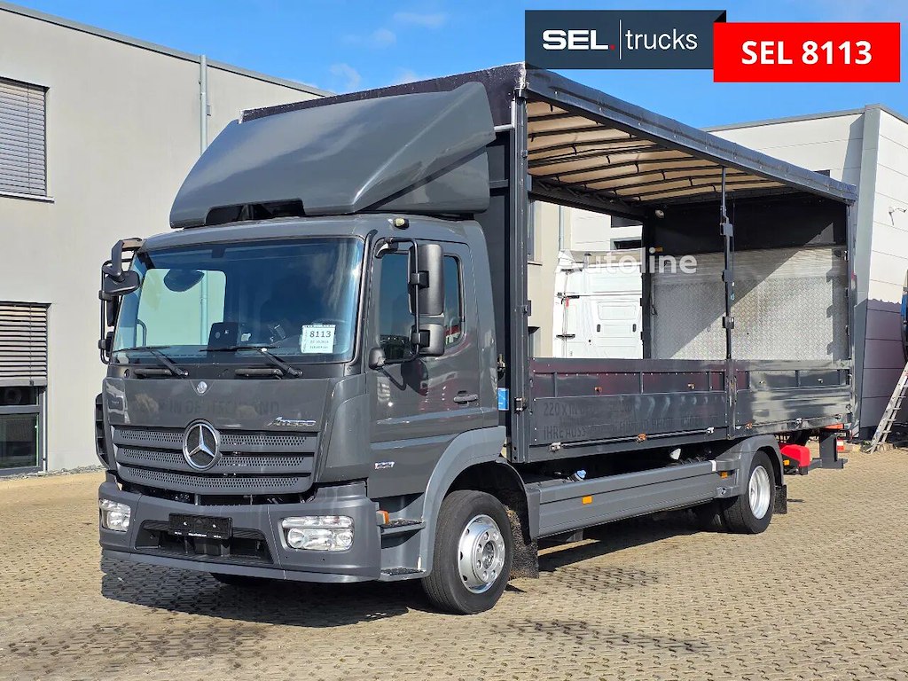 Mercedes-Benz Atego 1221 Ladebordwand / Rückfahrkamera kamion sa klizna zavesa cerada