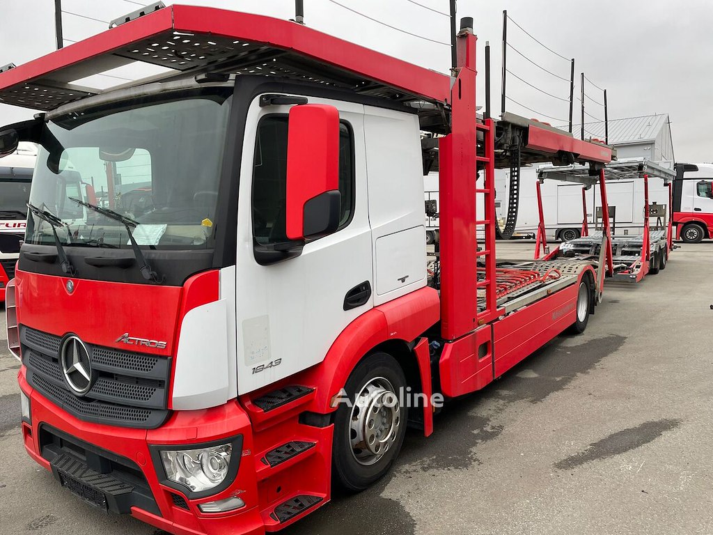 Mercedes-Benz Actros 1843 autotransporter + prikolica autotransportera